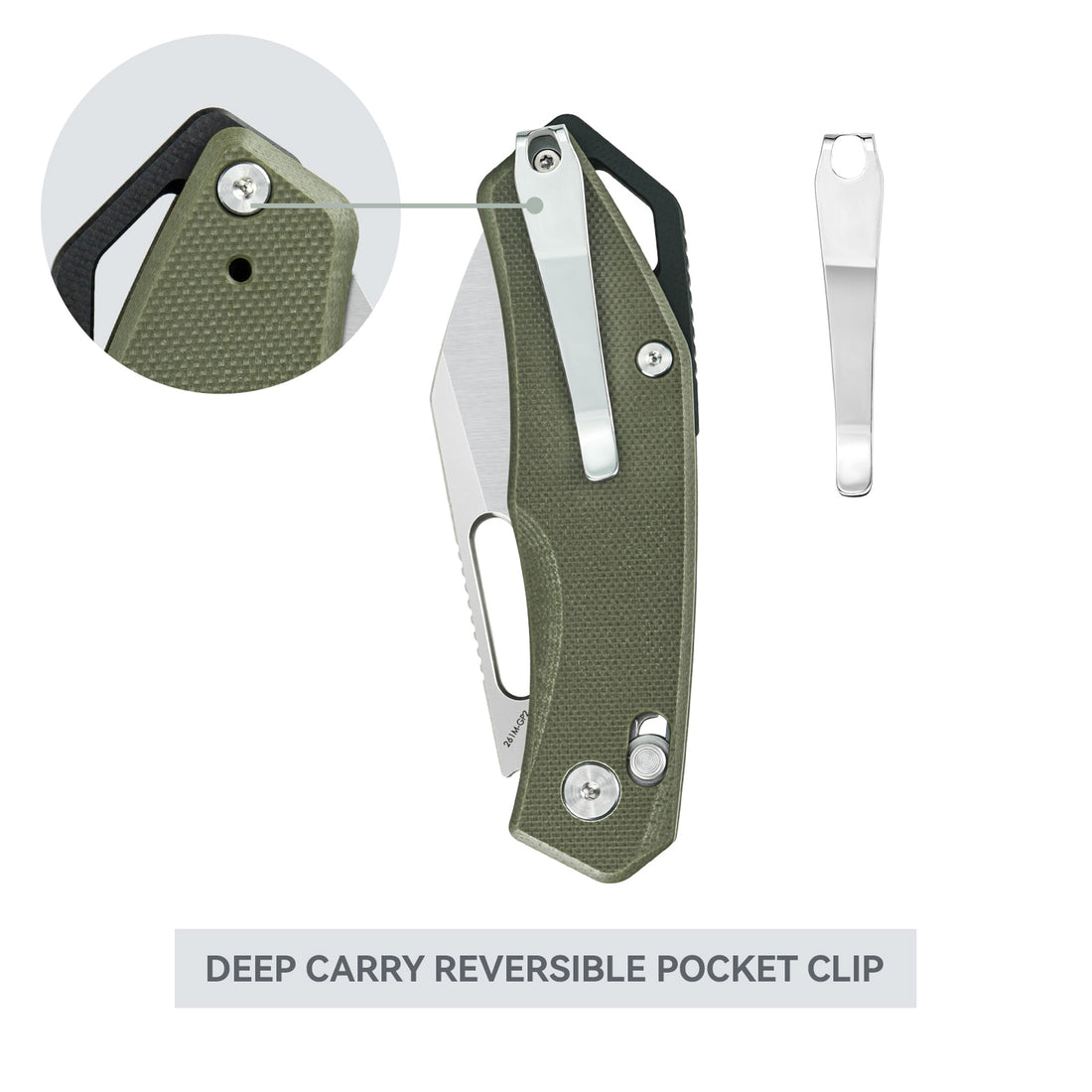 Folding hunting knife Cub 261M-GP2 | Wharncliffe blade and G10 Handle