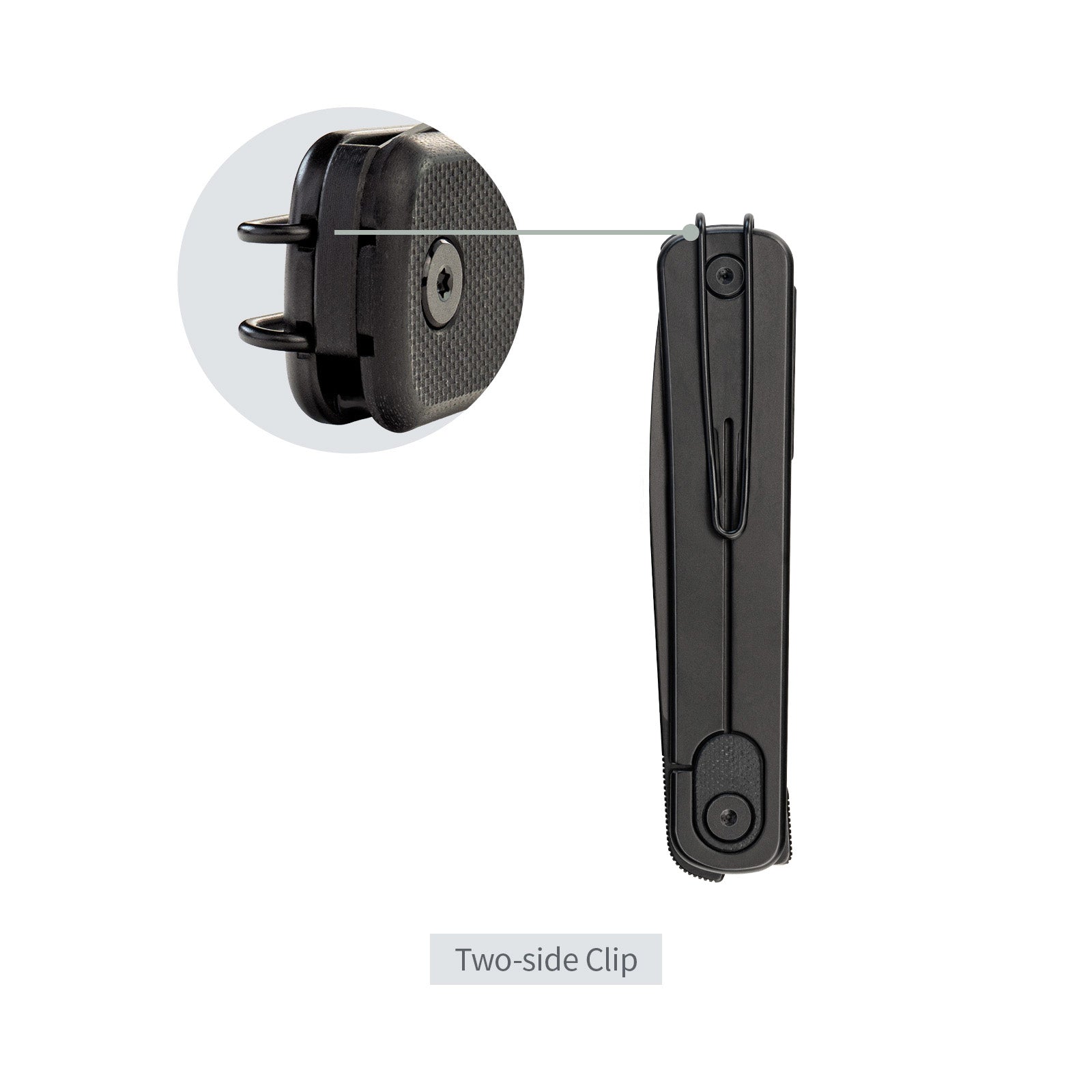 SRM frame lock knife Palfrey 135L-GB - Invisible flipper open design